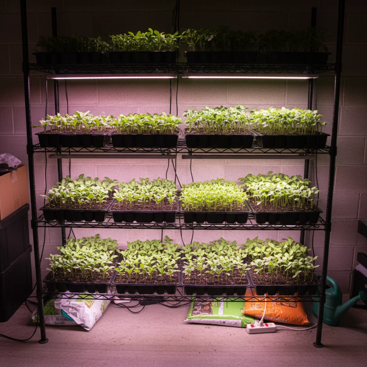 Surprising Seed Starting Lights Photos